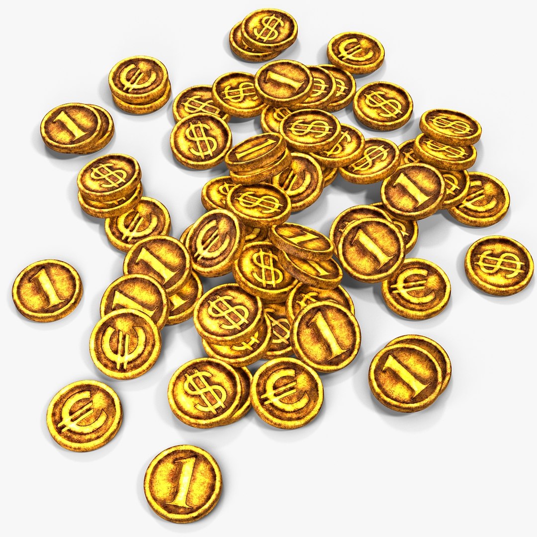 Gold Coins 3d Max