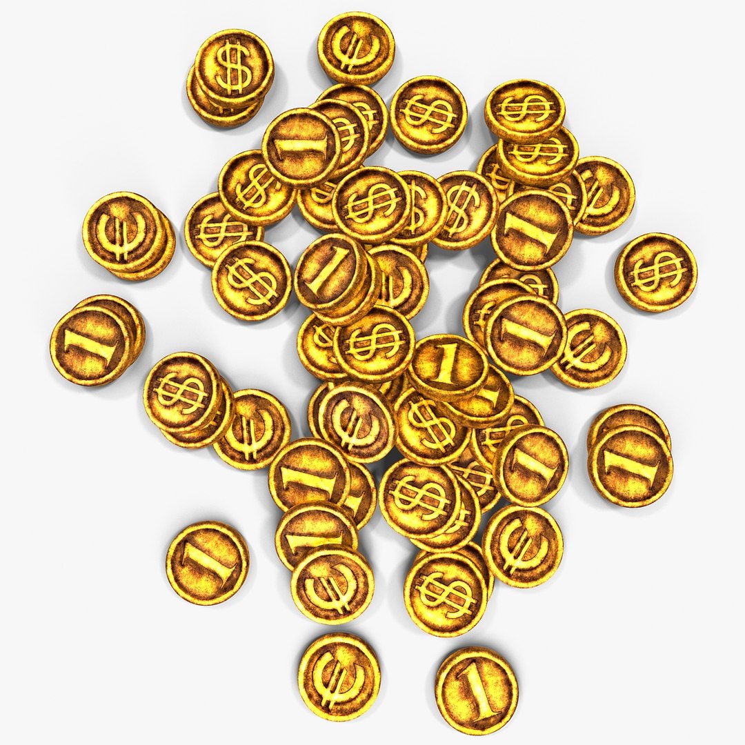 Gold Coins 3d Max