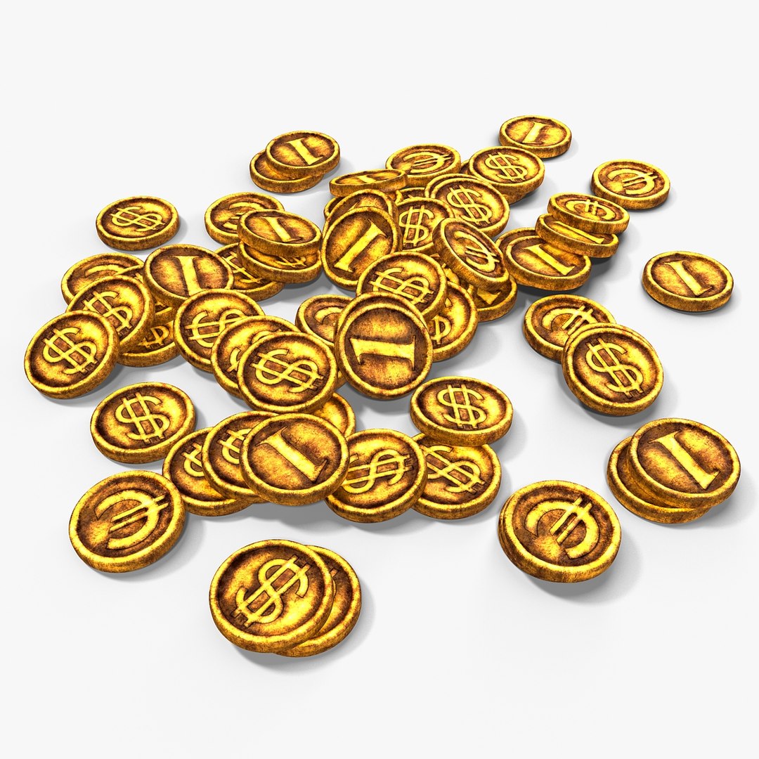 Gold Coins 3d Max