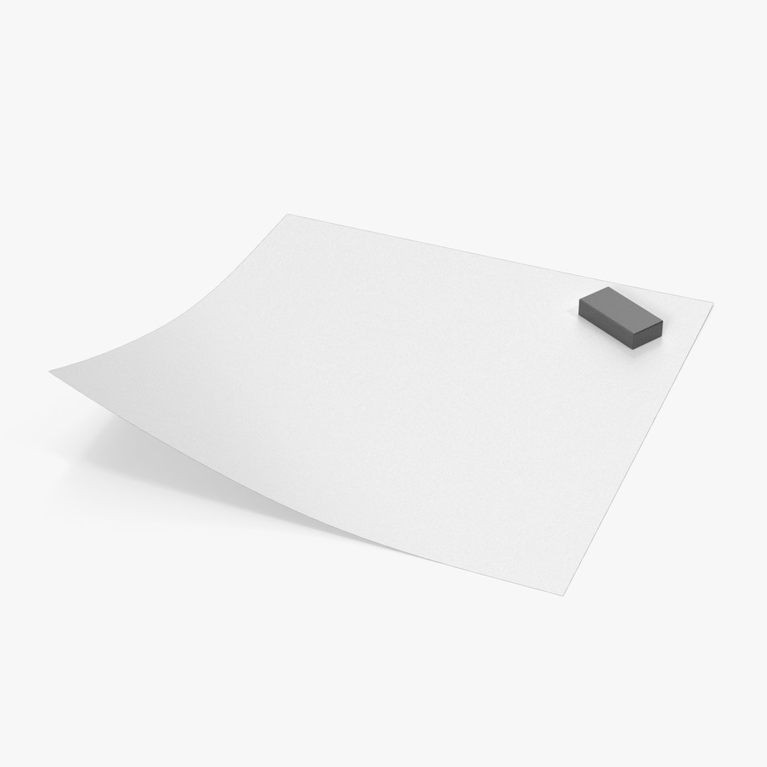 Sticky Note With Magnet 3D model - TurboSquid 1852552