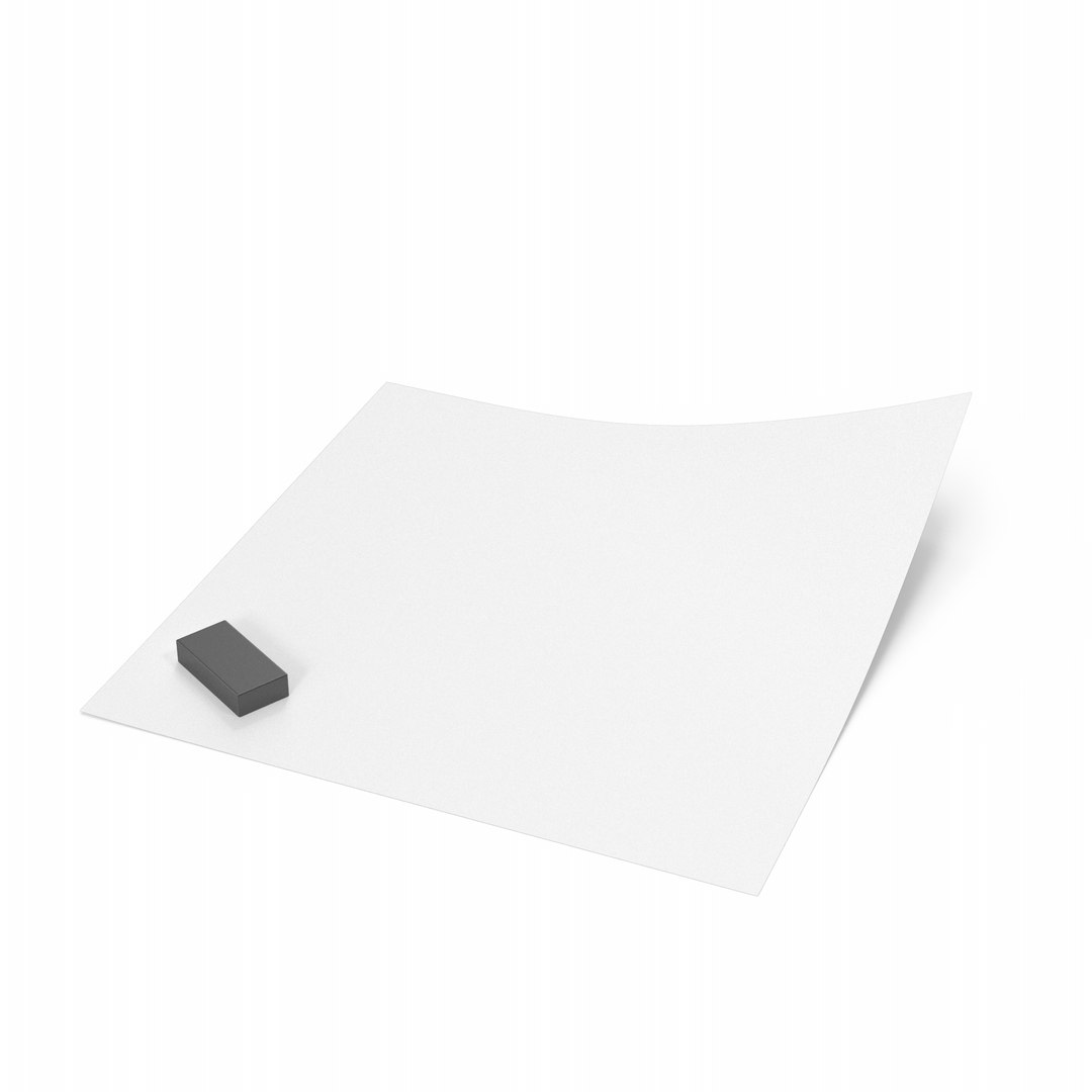 Sticky Note With Magnet 3D Model - TurboSquid 1852552