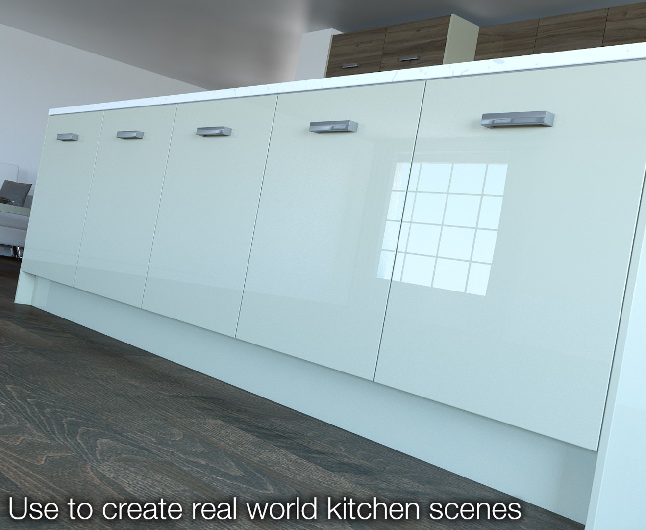 Drawer Pack 4 Base 3d Model