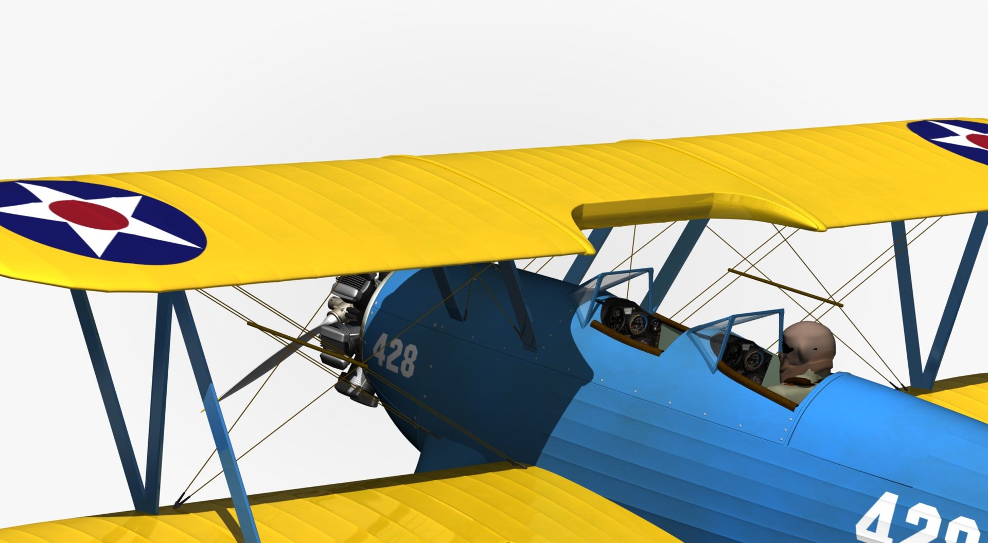 Max Boeing-stearman 75 Stearman Boeing