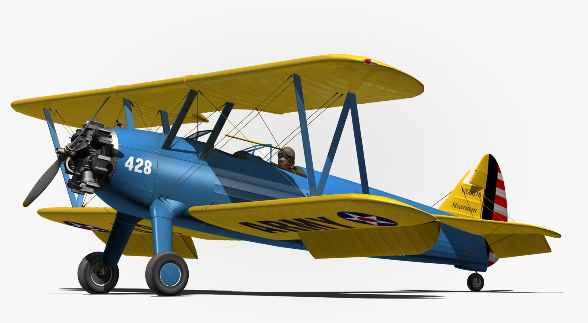 Max Boeing-stearman 75 Stearman Boeing