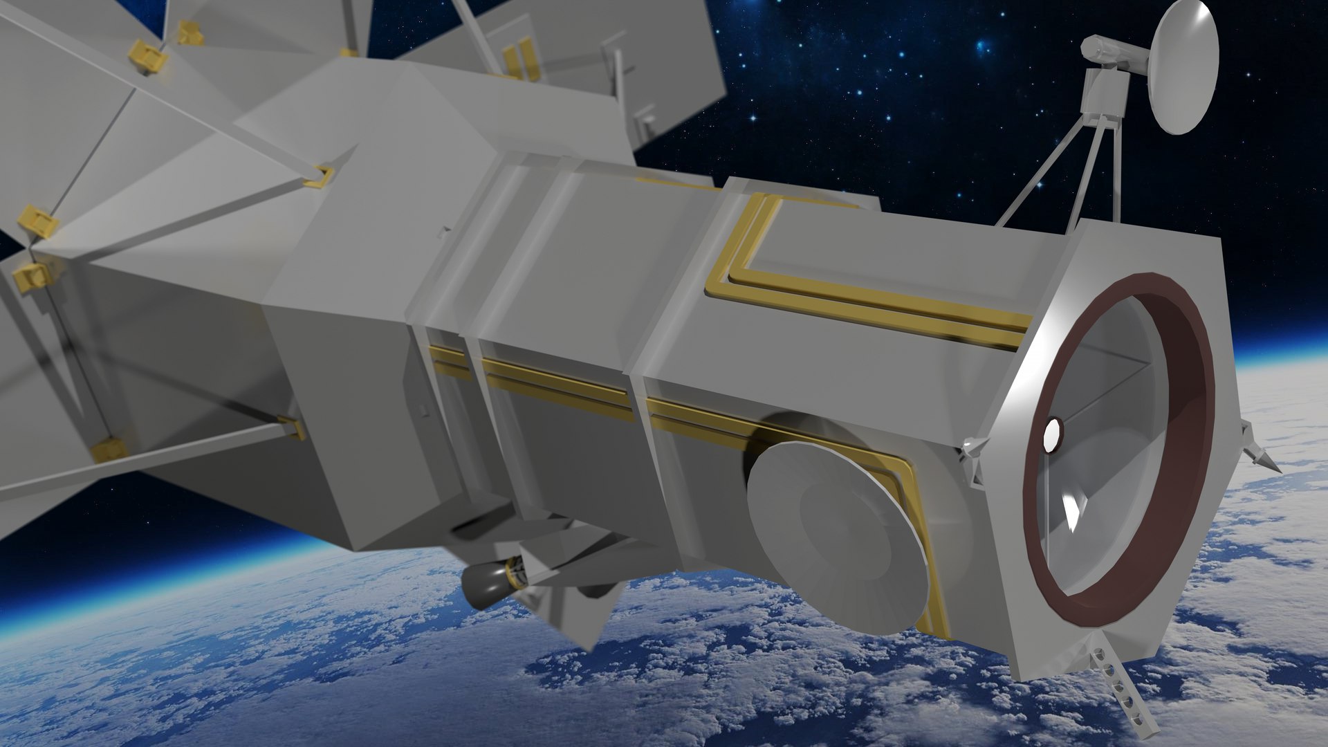 3D Model WorldView-4 Satellite - TurboSquid 1952462