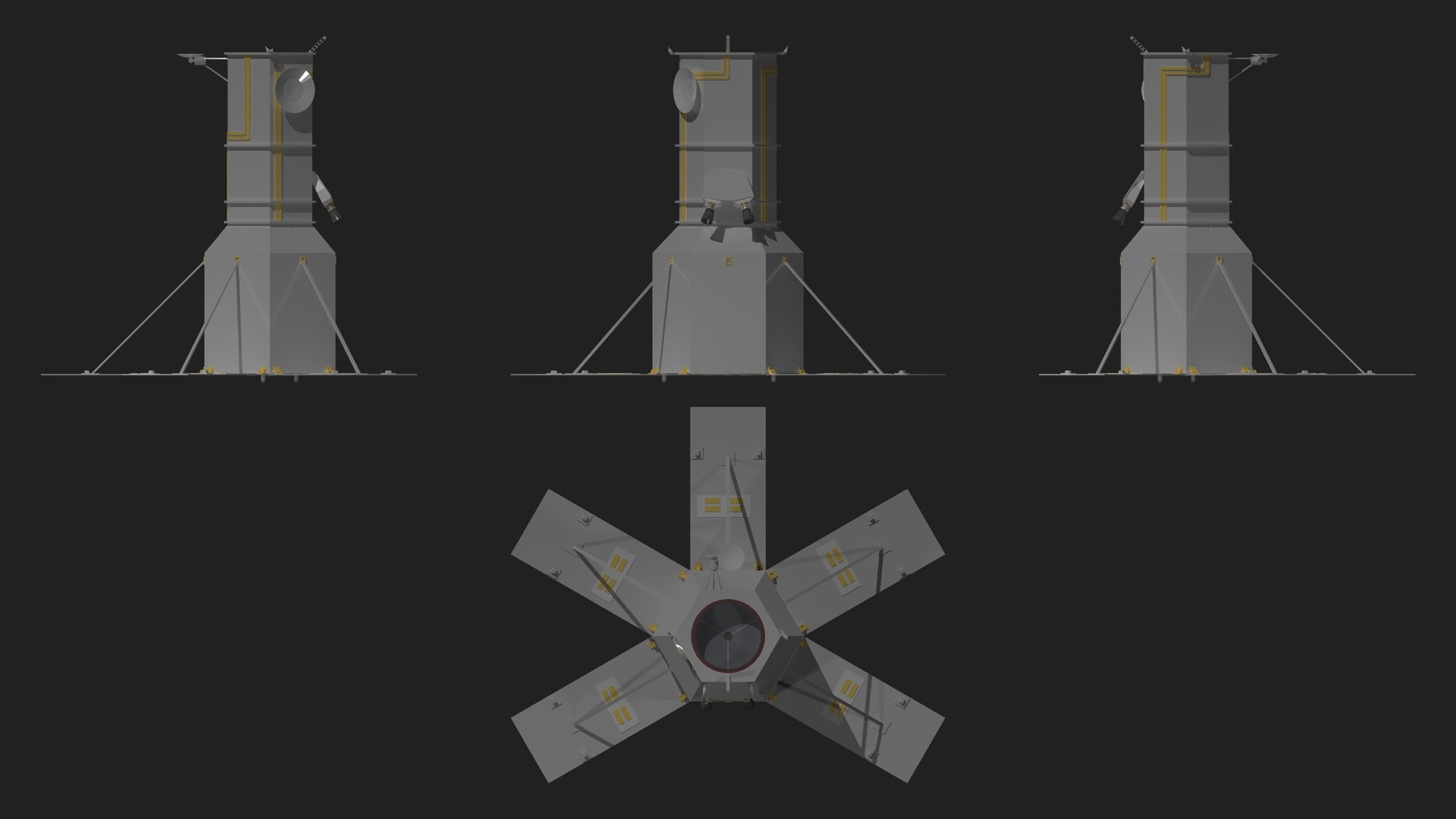3D Model WorldView-4 Satellite - TurboSquid 1952462