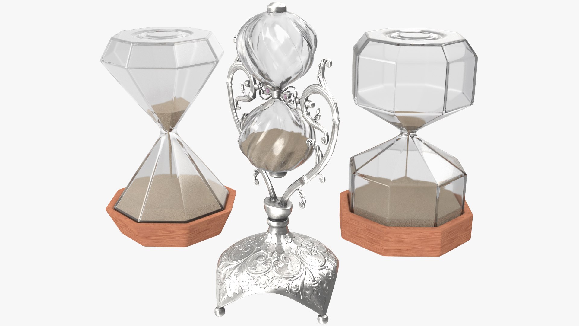HourGlass Sandglass Collection 3D model - TurboSquid 2109584
