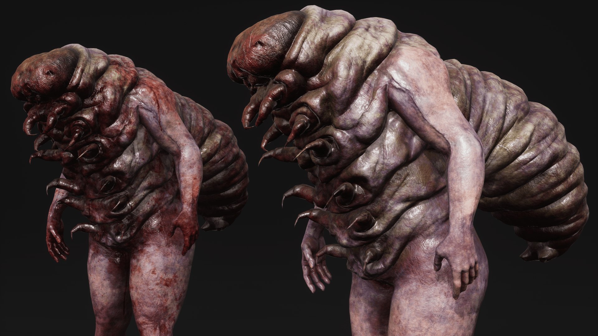 Mutant Caterpillar - Horror Insects Collection 3D Model - TurboSquid ...