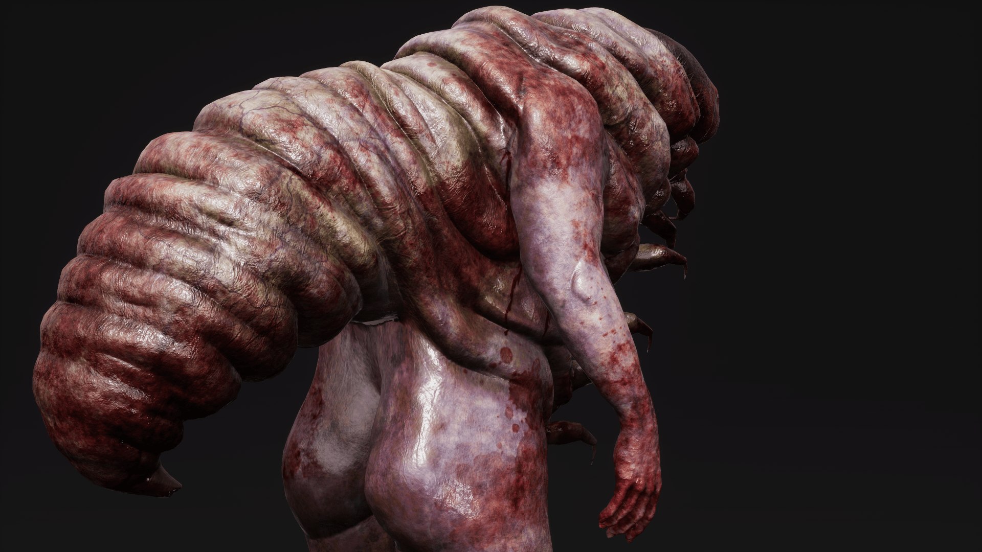 Mutant Caterpillar - Horror Insects Collection 3D Model - TurboSquid ...