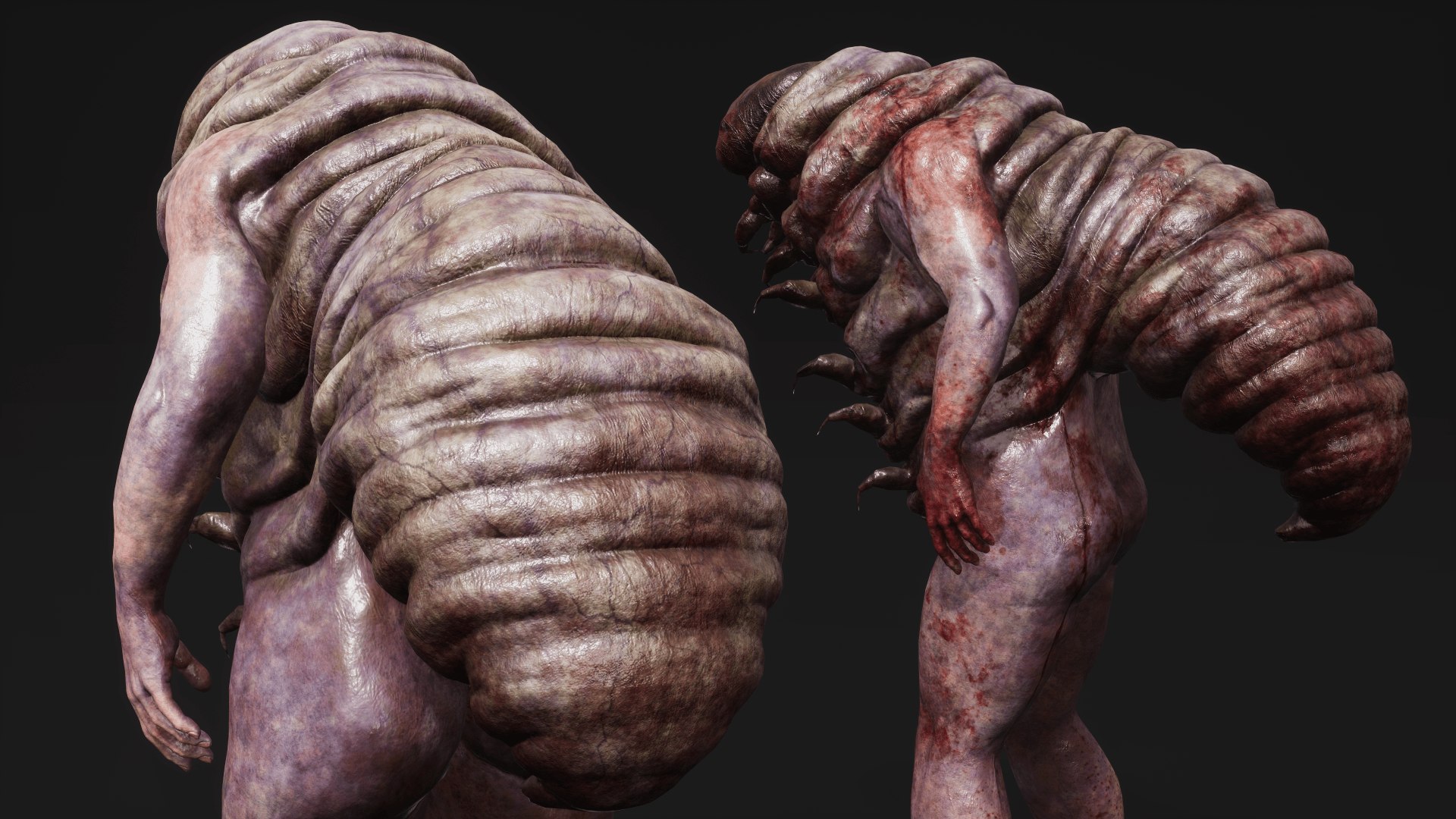 Mutant Caterpillar - Horror Insects Collection 3D Model - TurboSquid ...