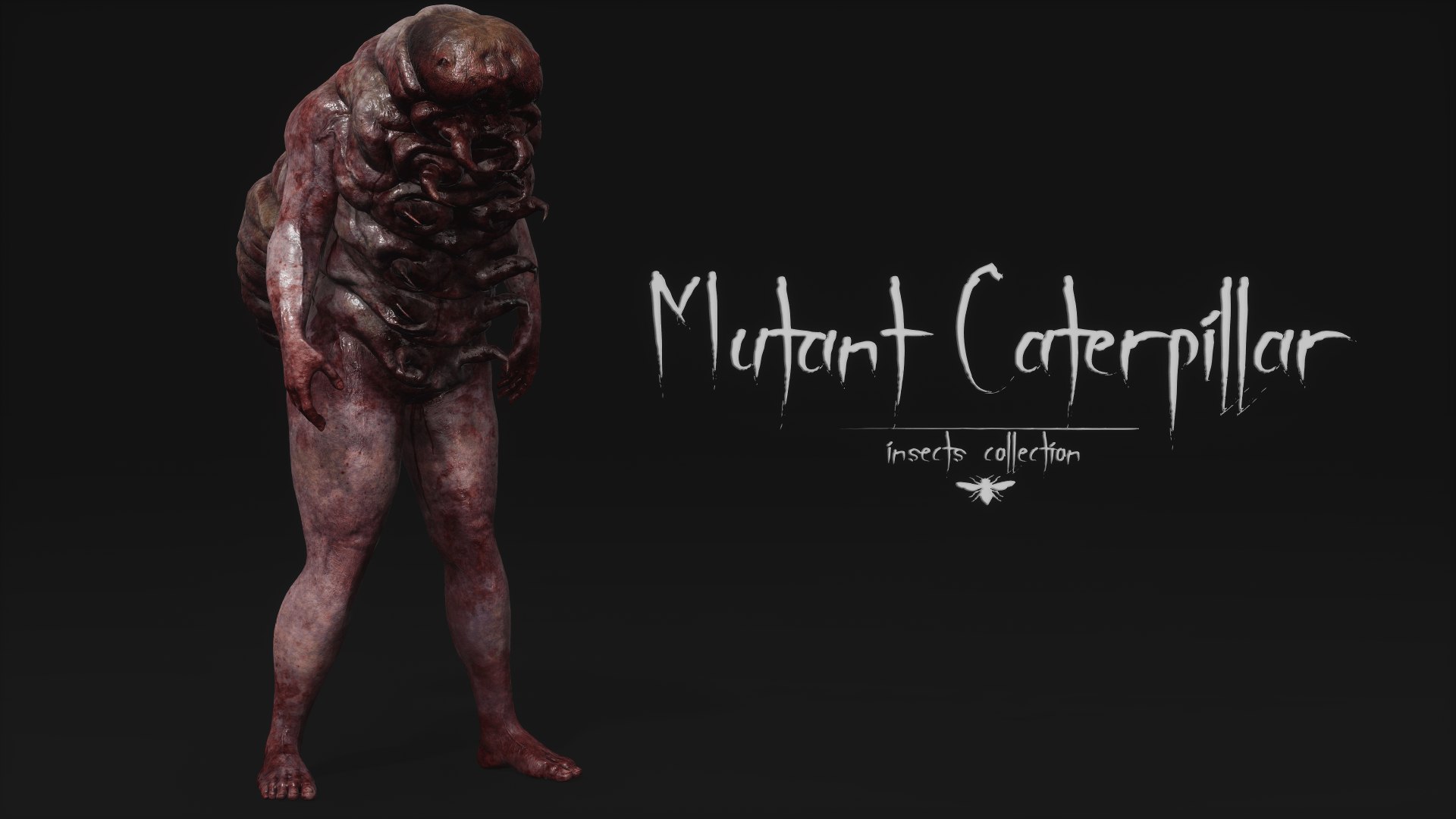 Mutant Caterpillar - Horror Insects Collection 3D Model - TurboSquid ...