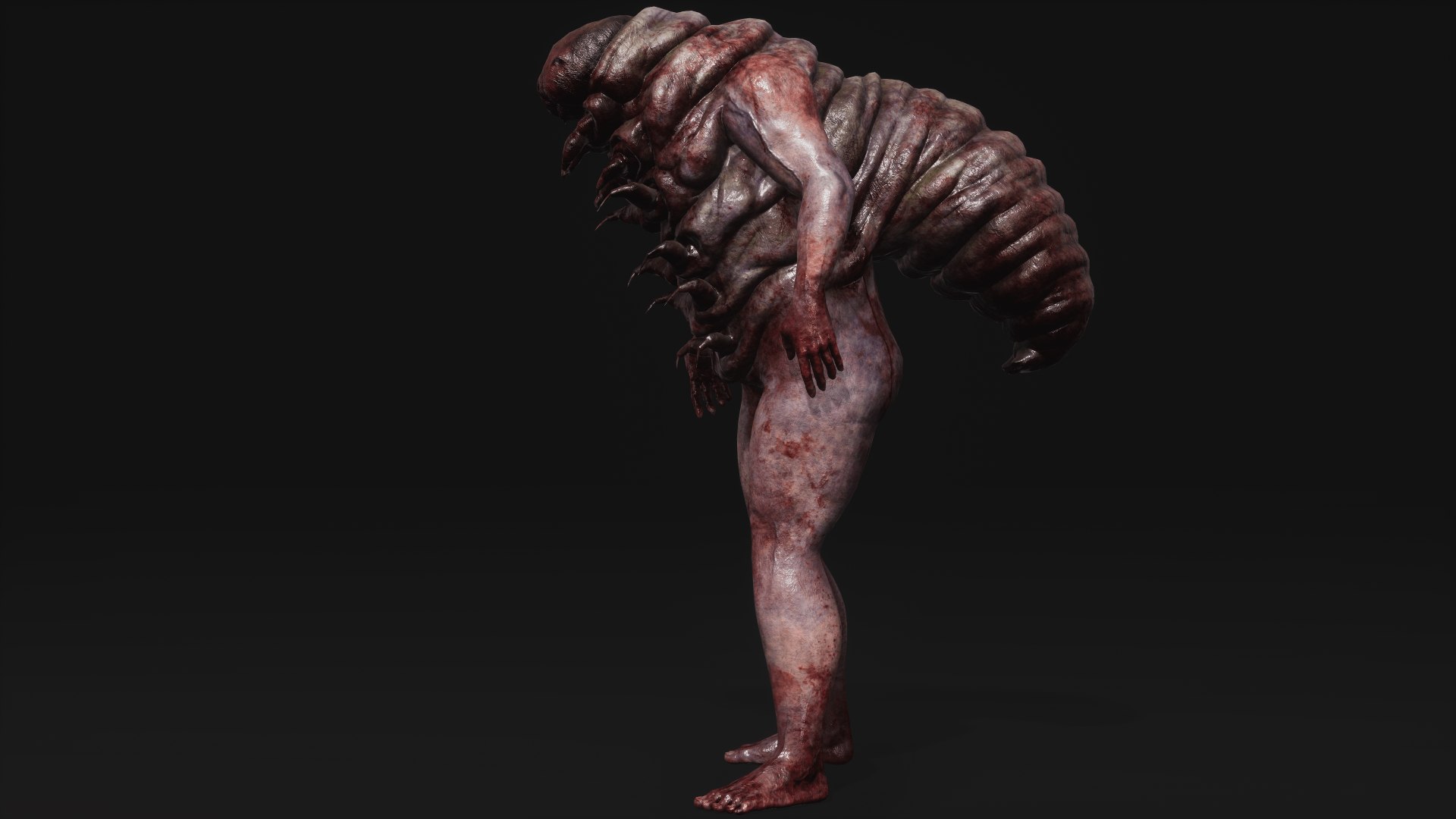 Mutant Caterpillar - Horror Insects Collection 3D Model - TurboSquid ...