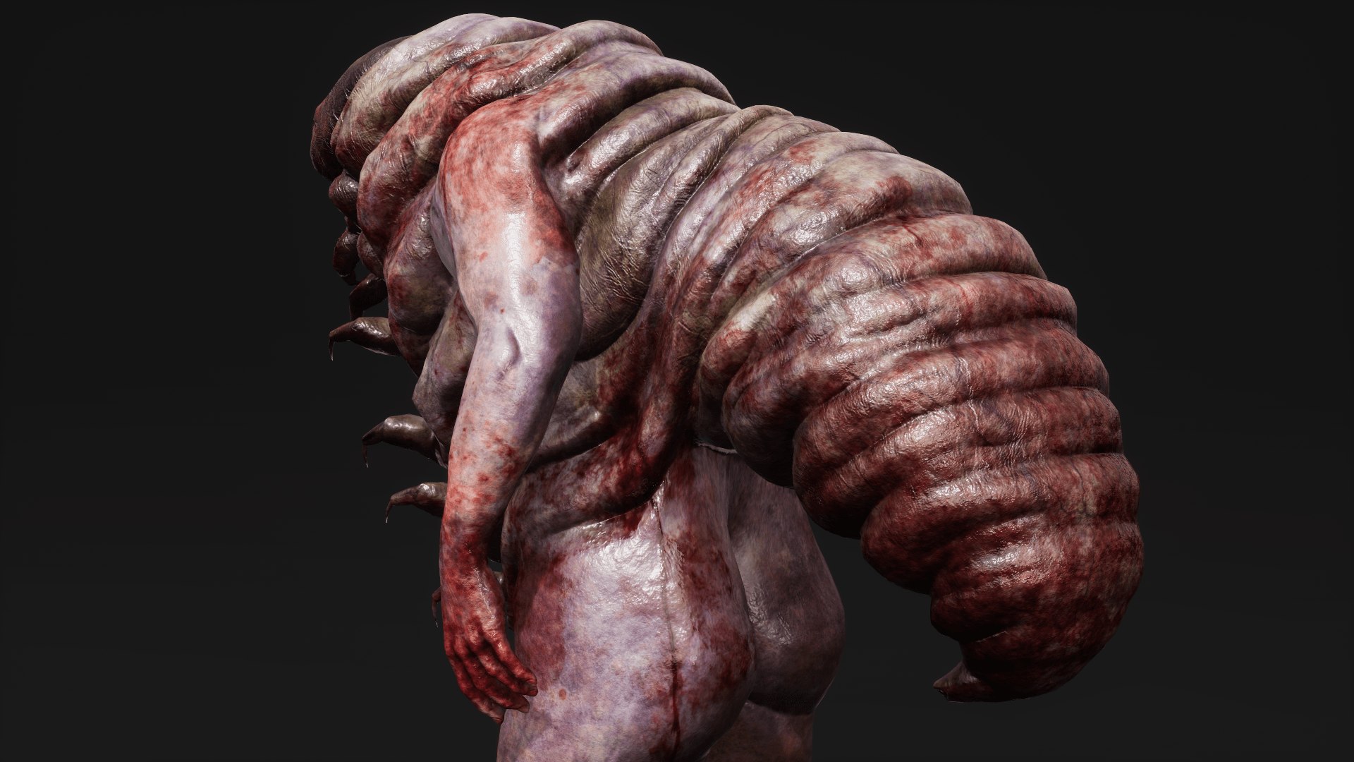Mutant Caterpillar - Horror Insects Collection 3D Model - TurboSquid ...