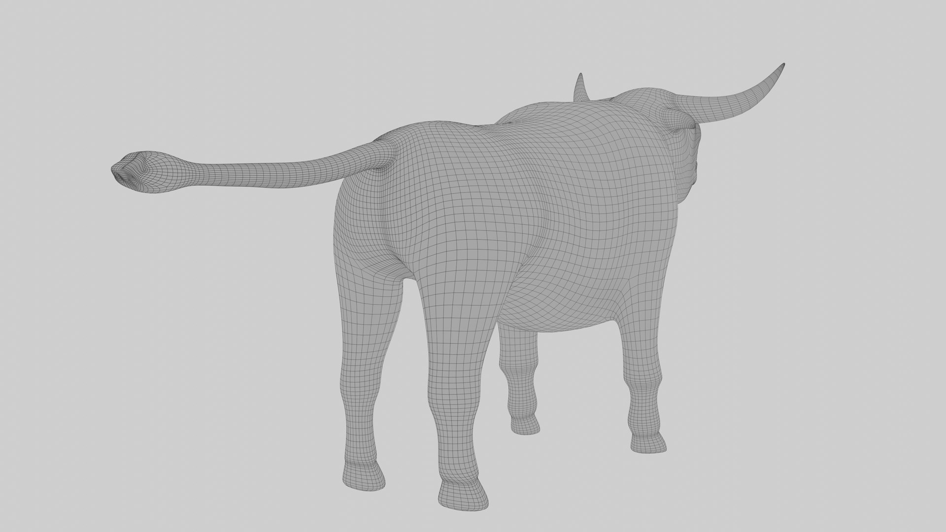3D Model Bull Cartoonist Animal Rigging - TurboSquid 1611536