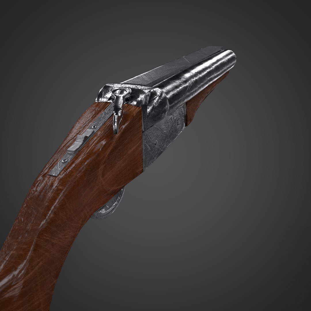 Sawed shotgun 3D - TurboSquid 1315963