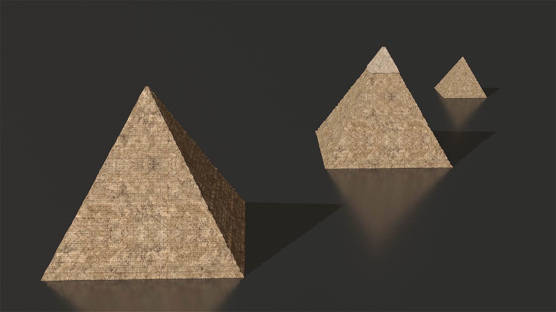 Pyramids Of Giza 3D Model - TurboSquid 2511008
