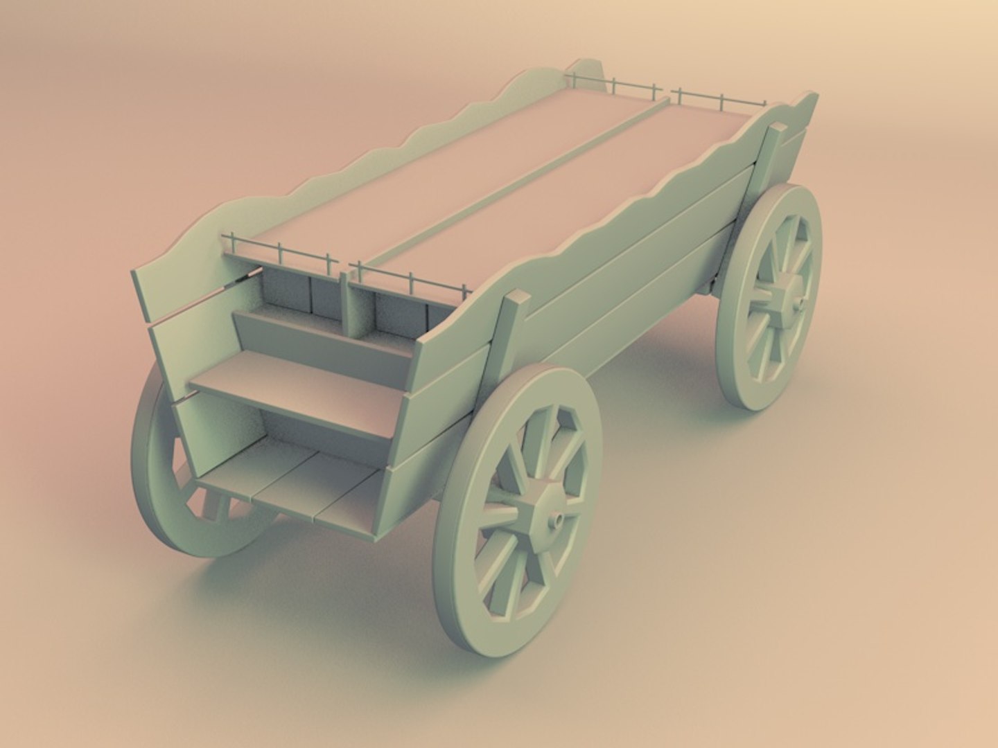 3d cart model