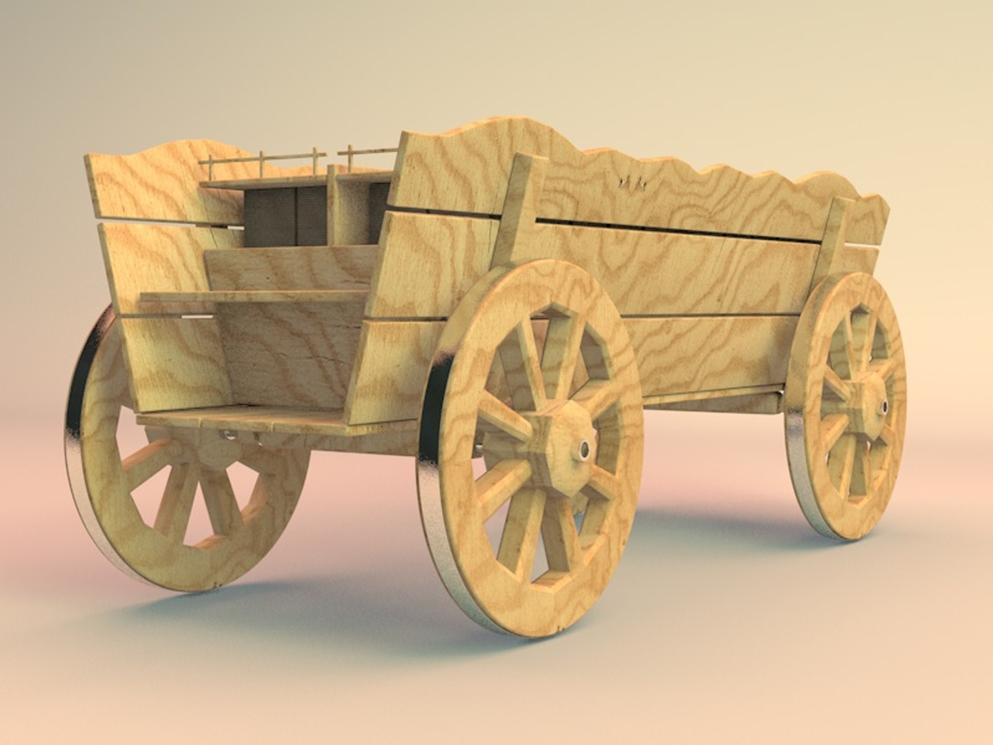 3d cart model
