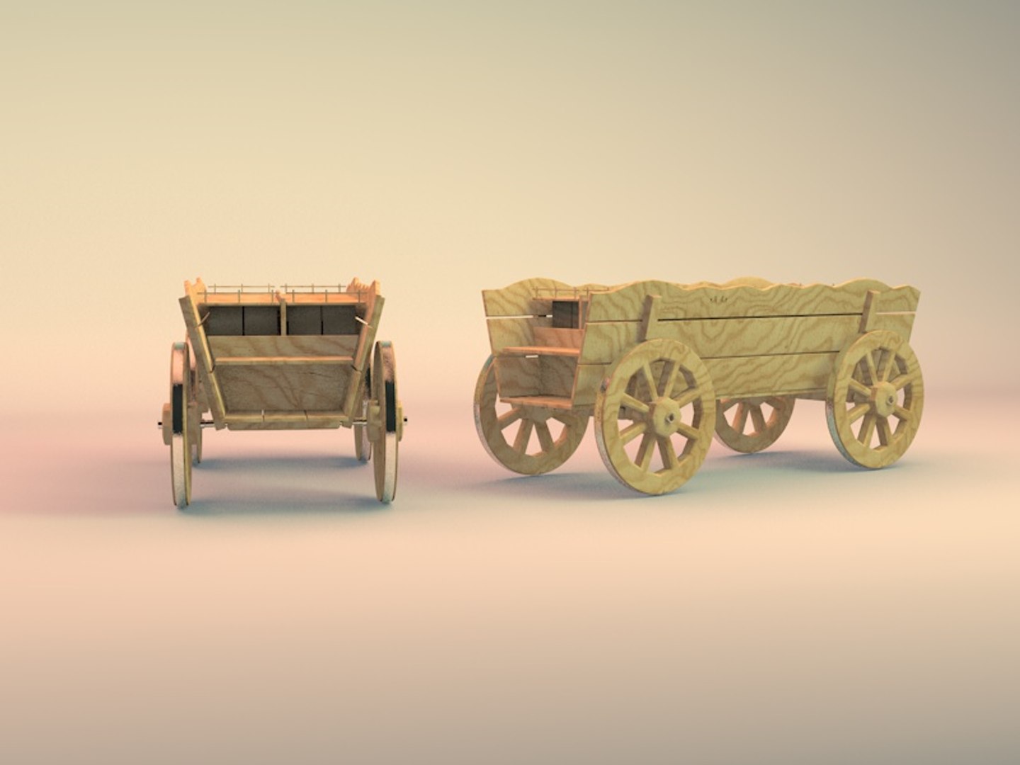 3d cart model