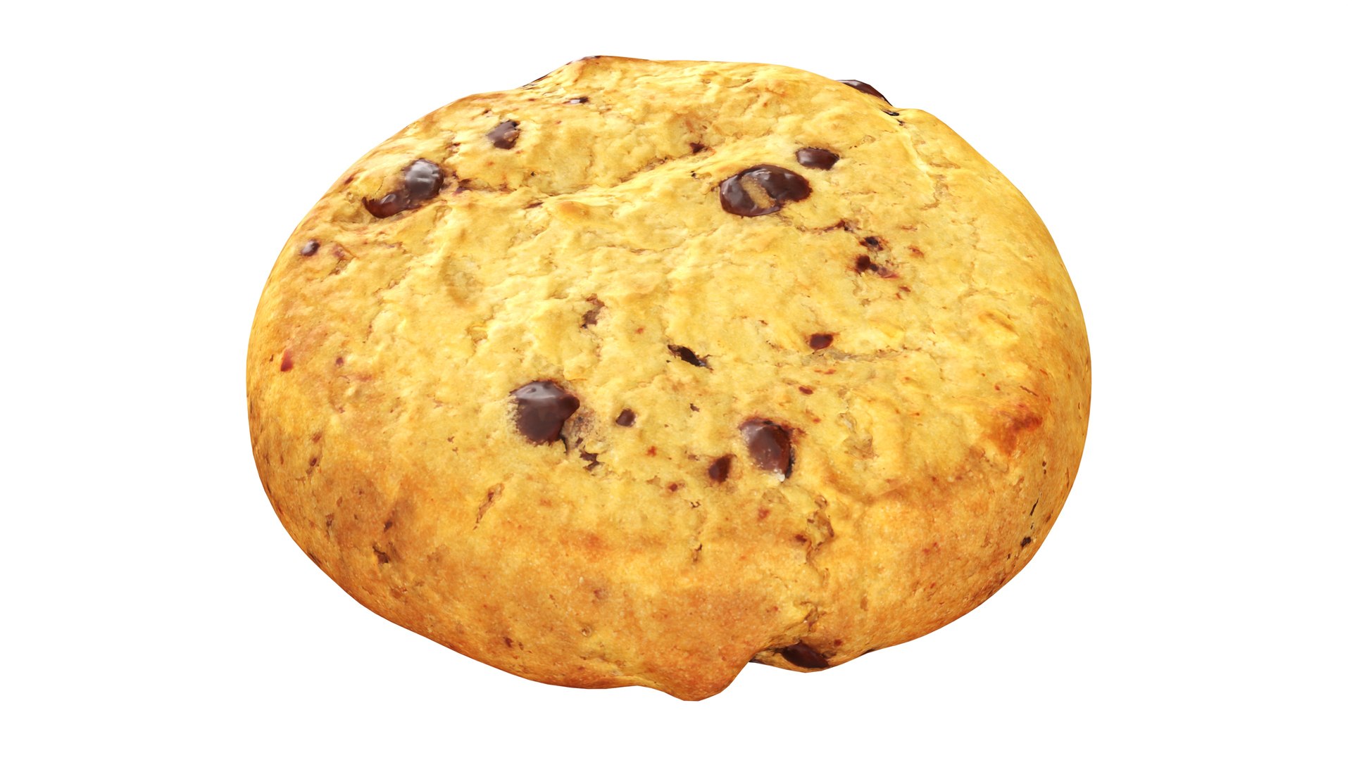 Cookie With Choko Chips 3D Model - TurboSquid 2339202