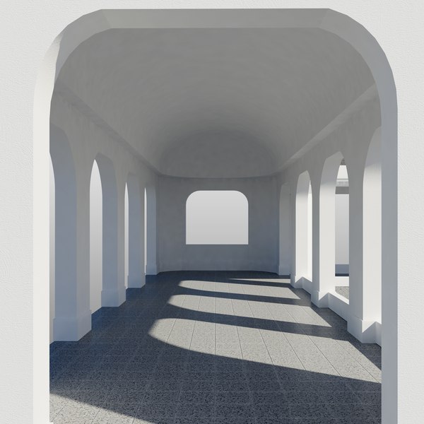 3D Colonnade Models | TurboSquid