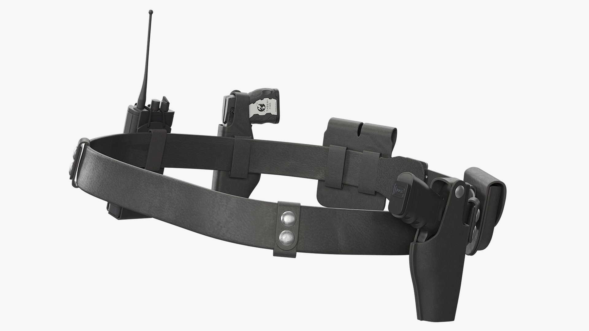 NYPD Duty Belt With Equipment 3D Model - TurboSquid 2425318