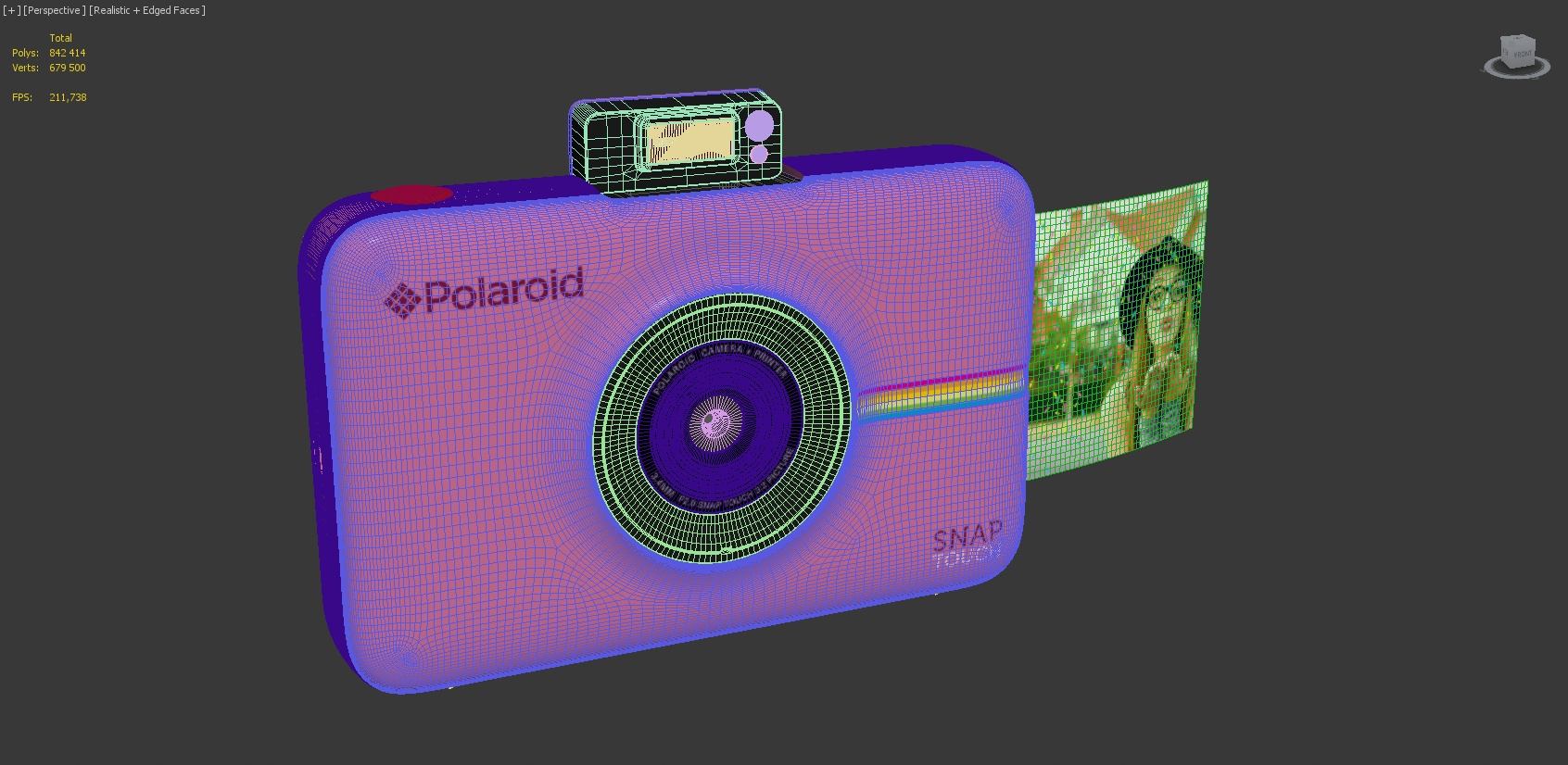 Polaroid snaptouch 3D model - TurboSquid 1258457