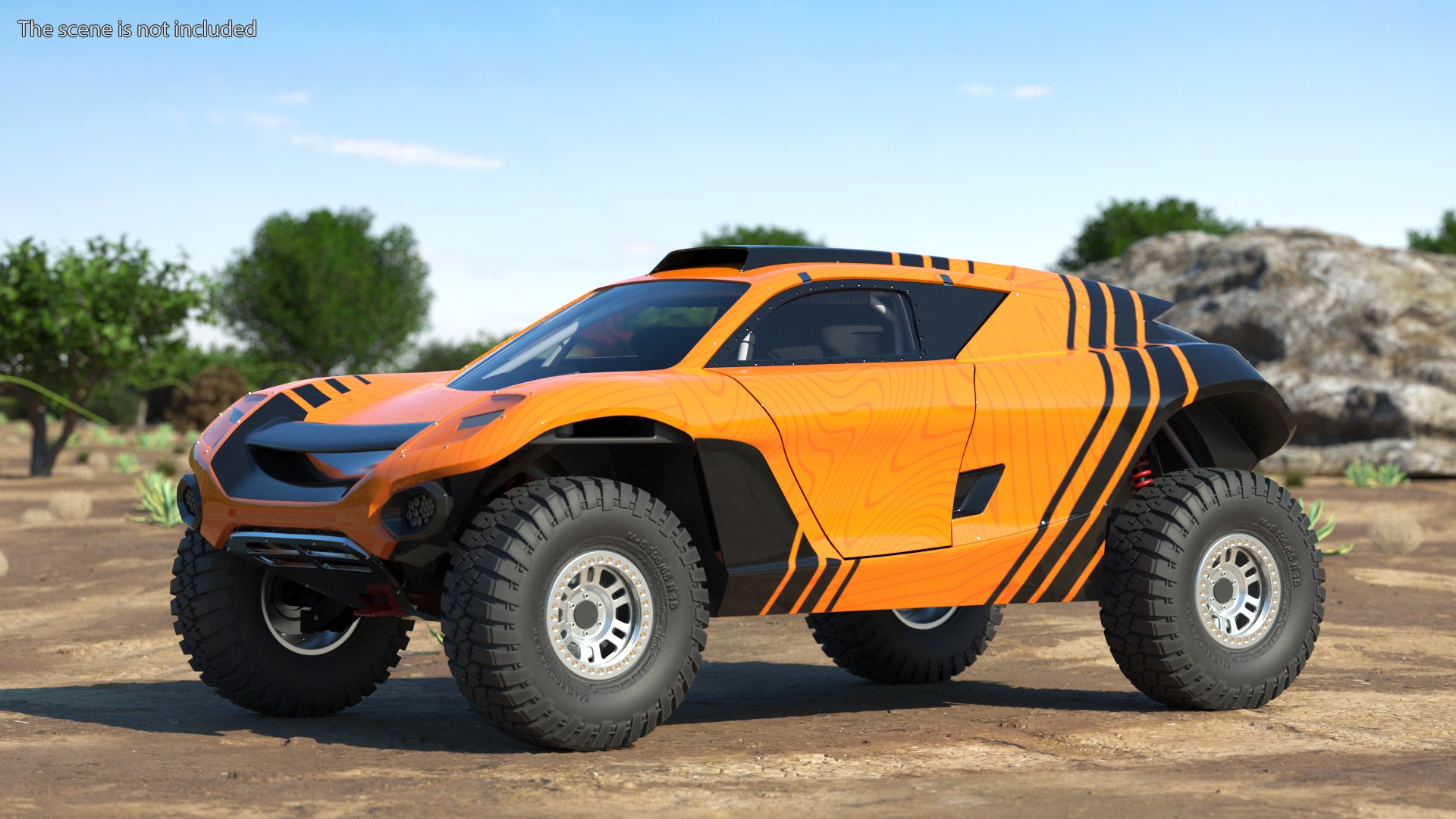 Off Road Racing Electric SUV Clean Rigged 3D - TurboSquid 1908134