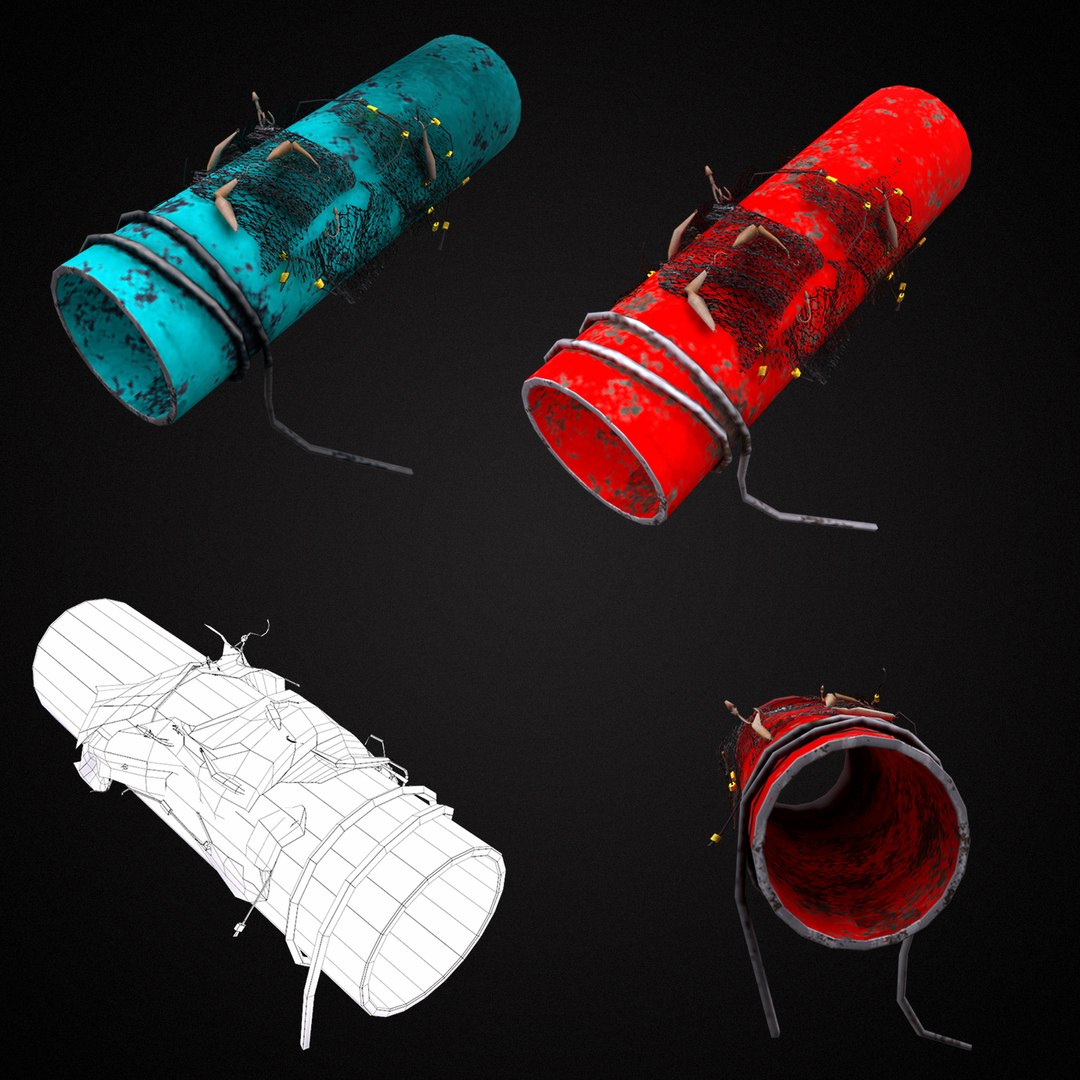 3D model water pollution sewage pipe - TurboSquid 1586471