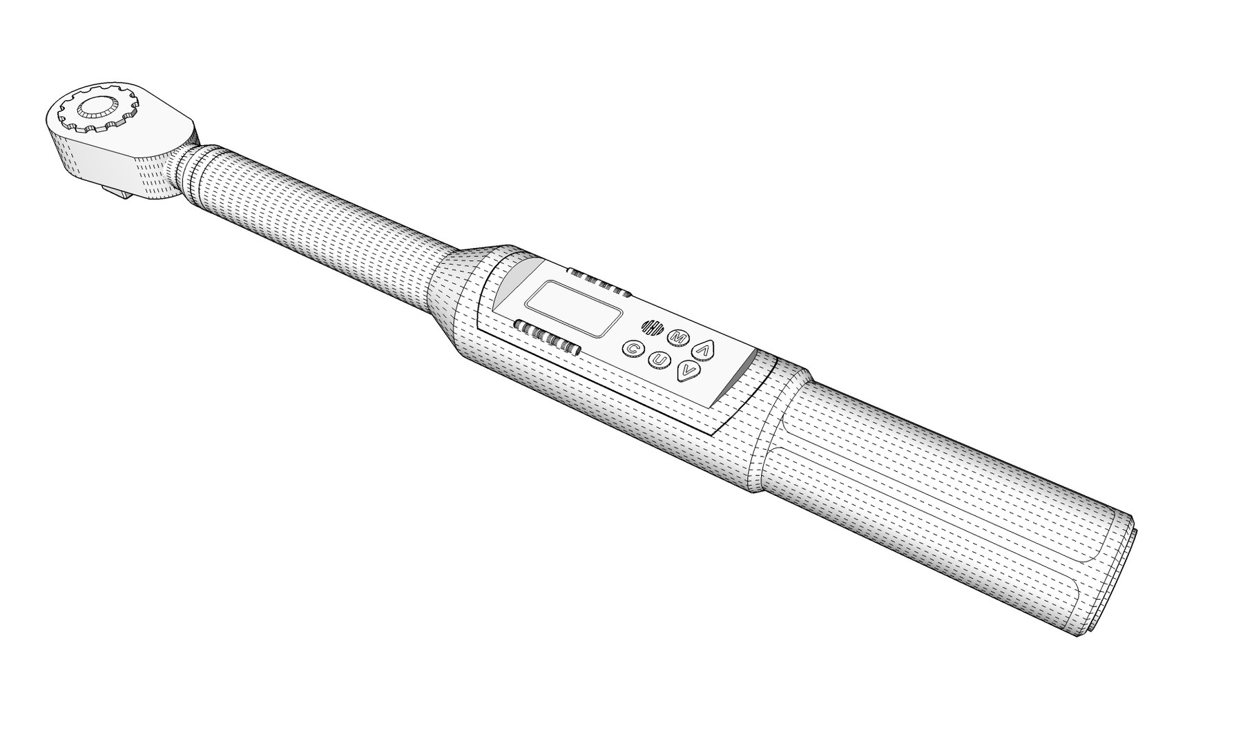 3D Digital Torque Wrench - TurboSquid 2272917