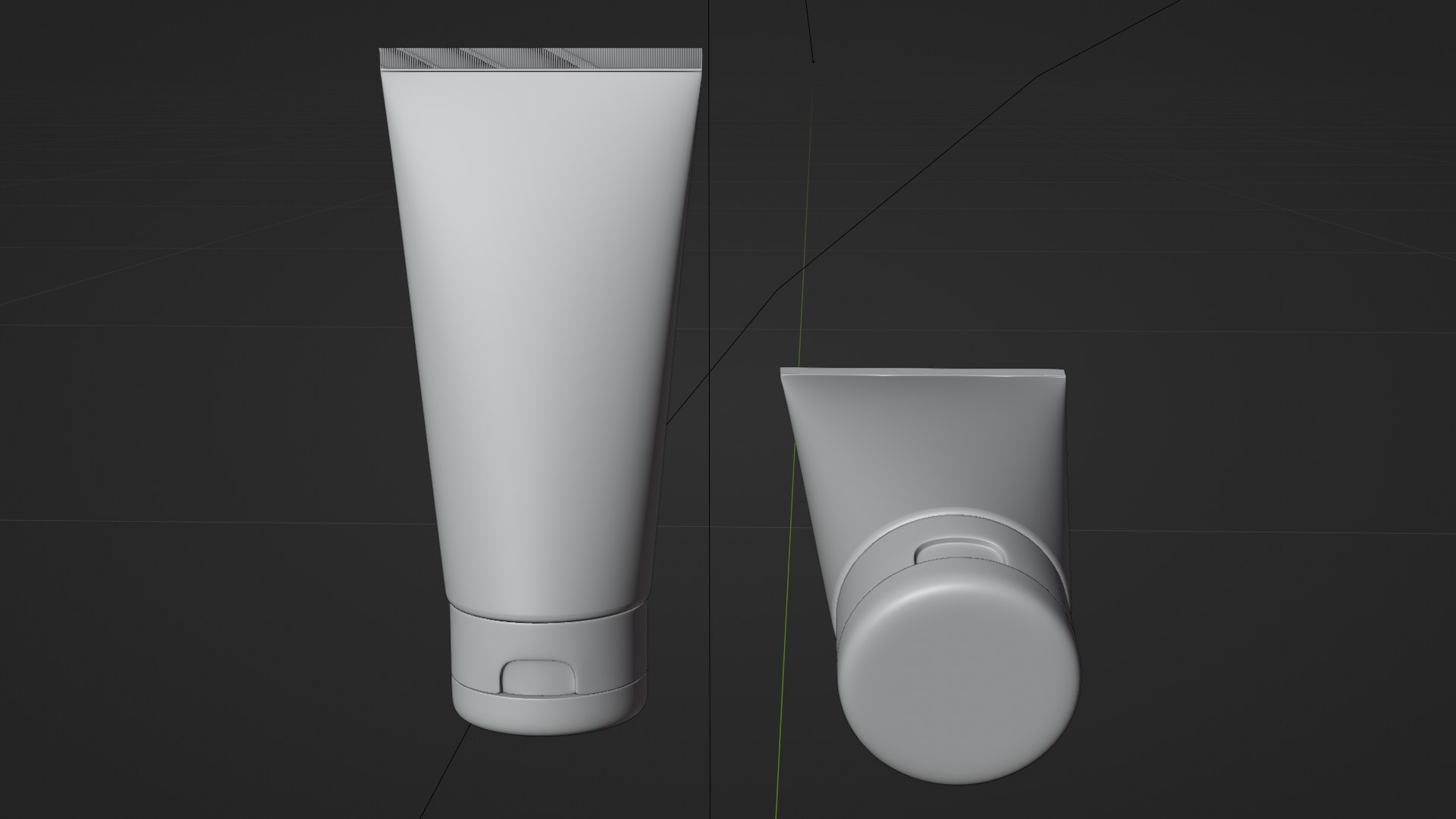 3D Face Wash Cosmetic Packaging Tube 3D Model - TurboSquid 2041958