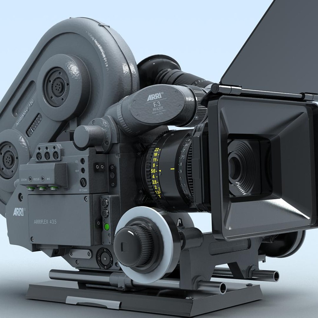 arriflex 435 extreme film camera 3d model