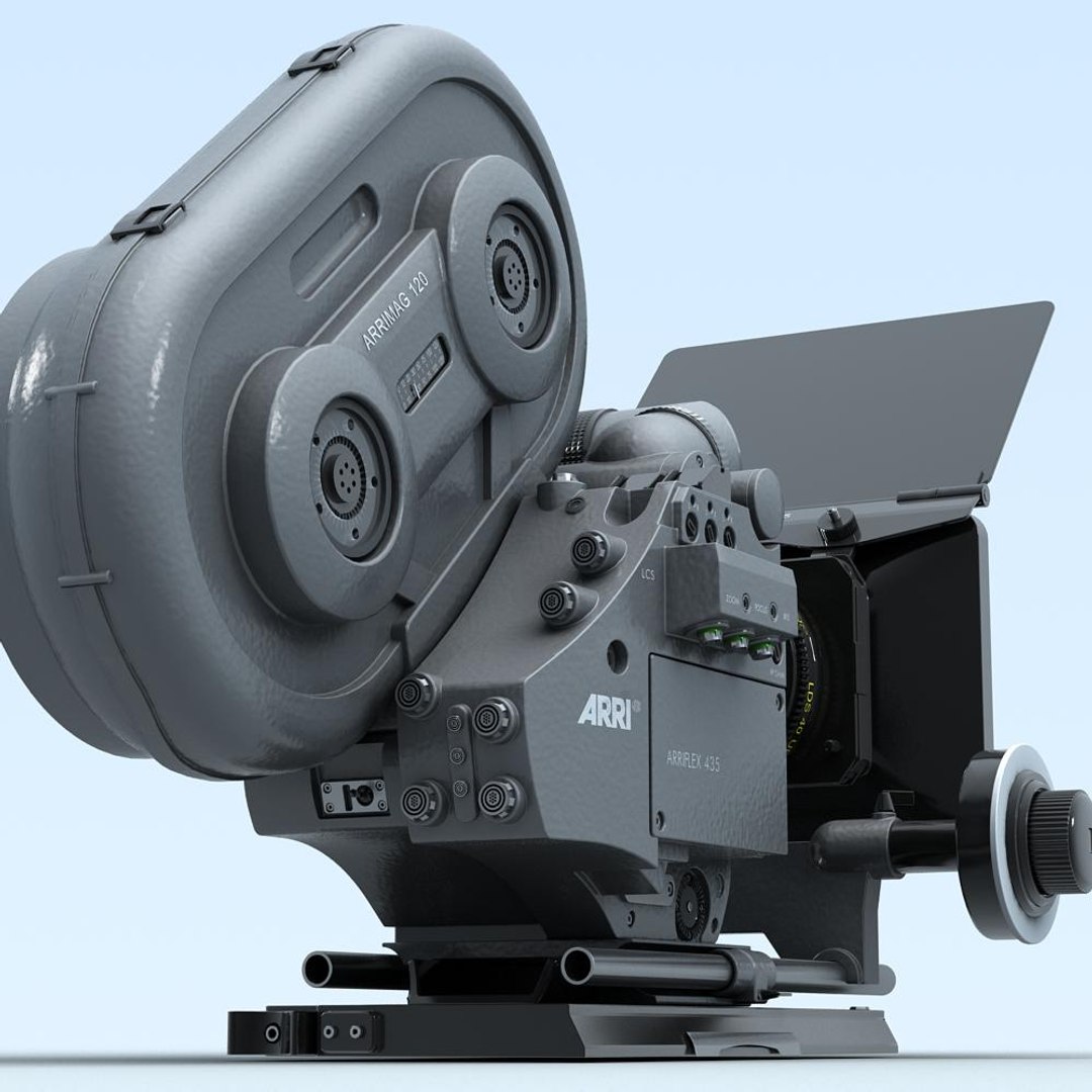 arriflex 435 extreme film camera 3d model