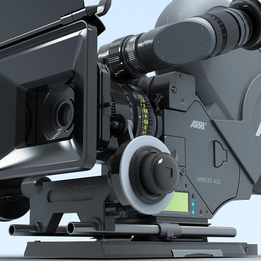 arriflex 435 extreme film camera 3d model