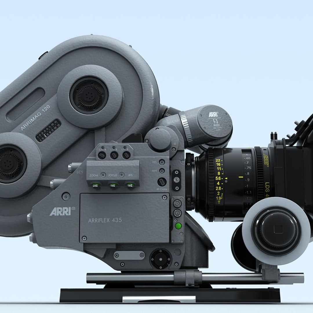 arriflex 435 extreme film camera 3d model