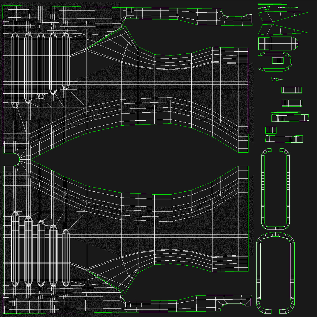 3d m240 machine gun model