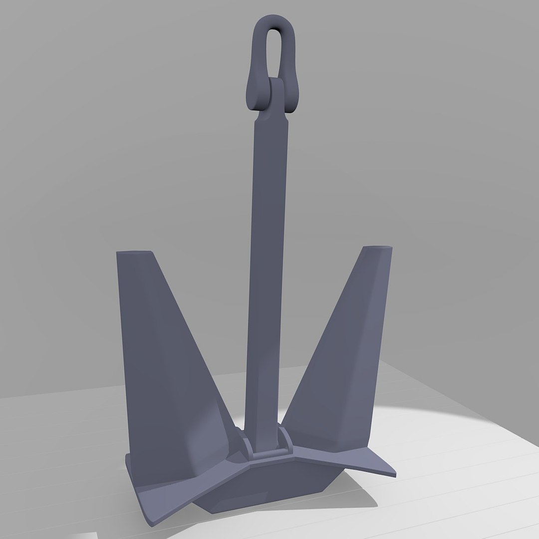 3d Model Pool Anchor