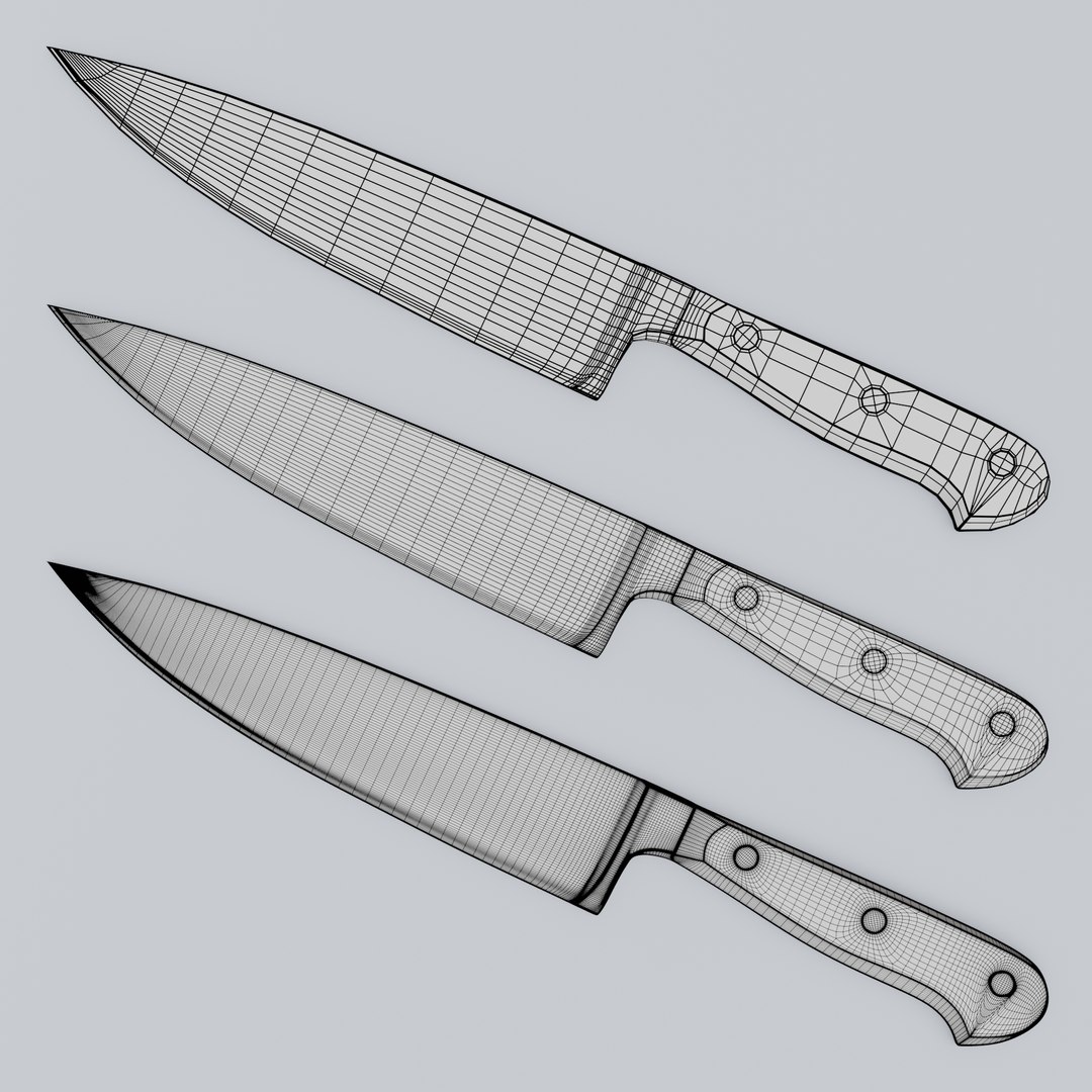 Kitchen Knife Model - TurboSquid 1956337