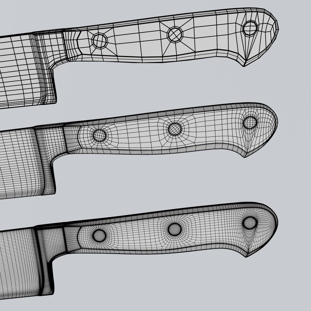 Kitchen Knife Model - TurboSquid 1956337