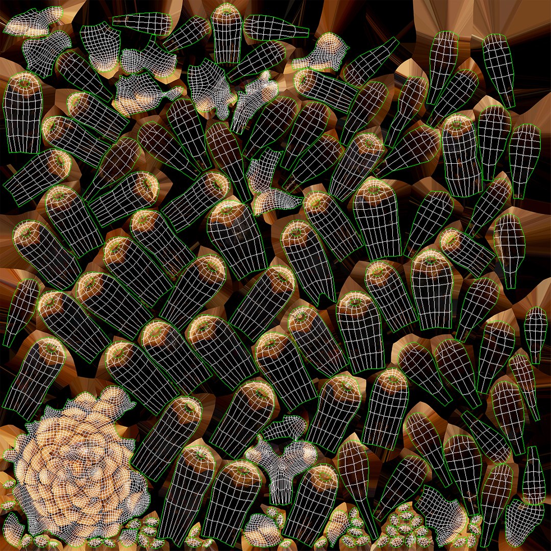 3D Prop 16 Pine Cones Type 01 - TurboSquid 2146748