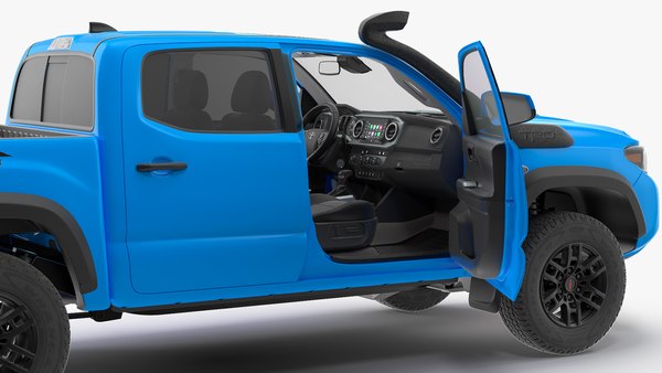 Toyota Tacoma TRD Pro Voodoo Blue 2021 3D model - TurboSquid 1744126