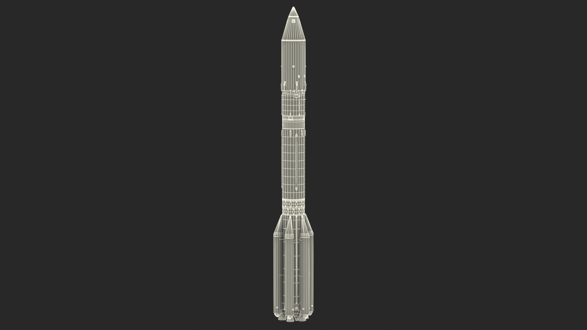 Proton M Heavy Lift Launch Rocket 3D Model - TurboSquid 1766428