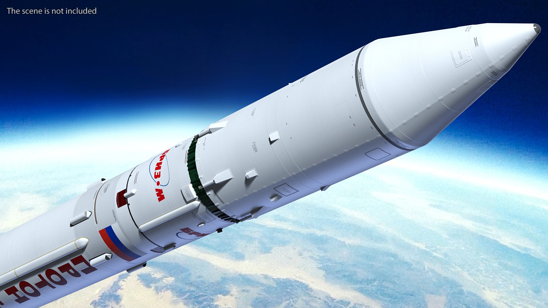 Proton M Heavy Lift Launch Rocket 3D model - TurboSquid 1766428