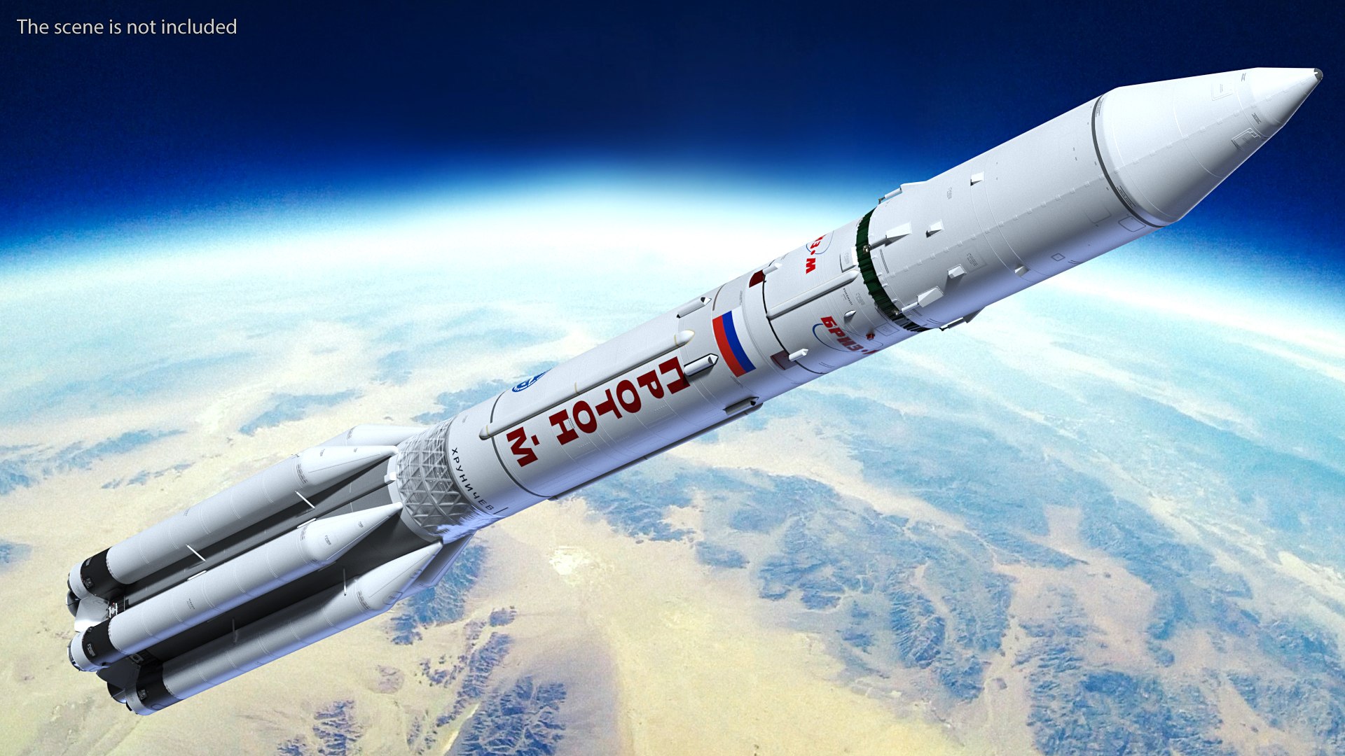 Proton M Heavy Lift Launch Rocket 3D Model - TurboSquid 1766428
