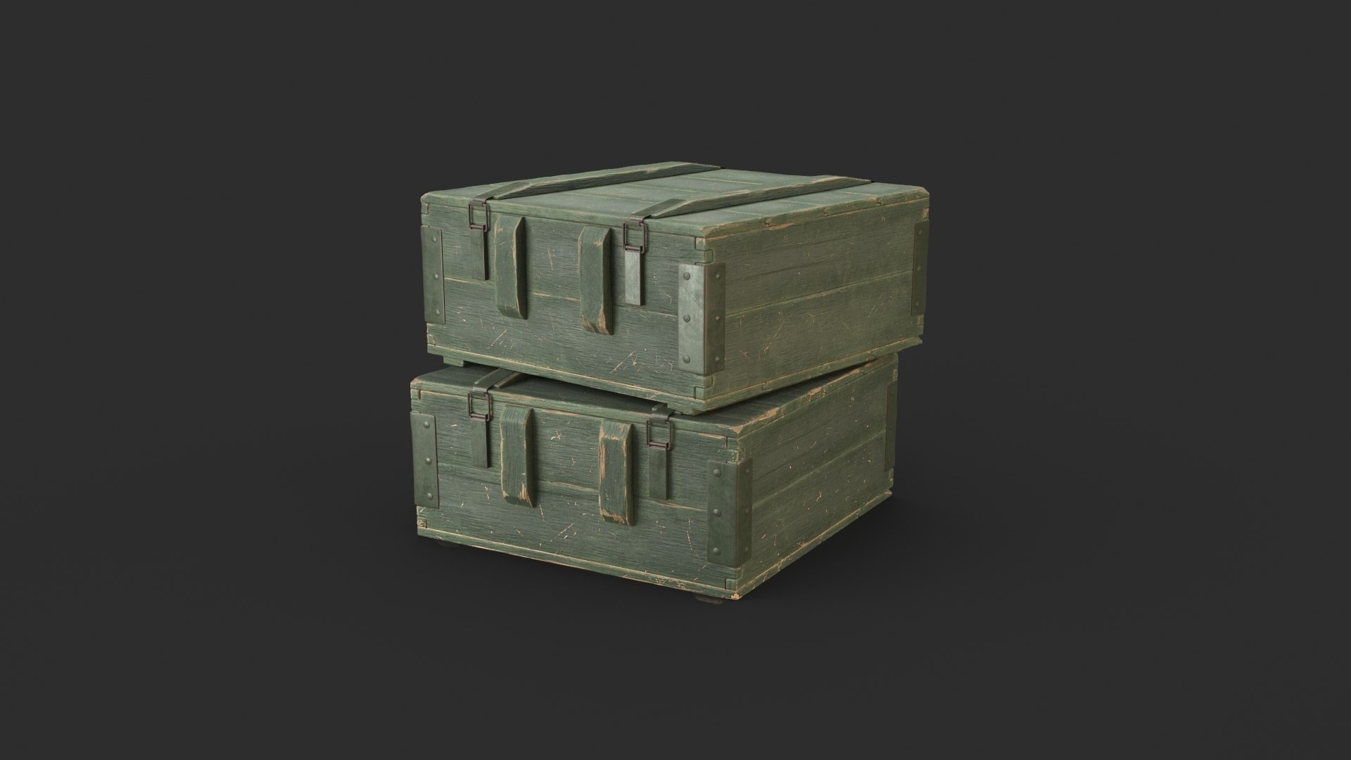 3D Ammo Boxes Model - TurboSquid 1931421