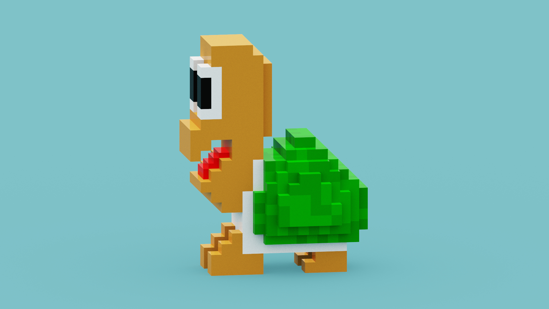 Mario Turtle Modelo 3D - TurboSquid 2065595