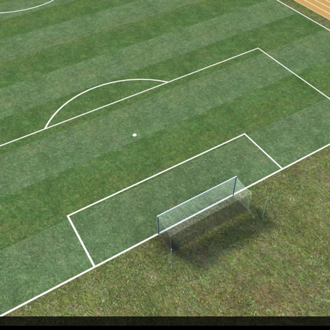 Soccer Field 3d Model