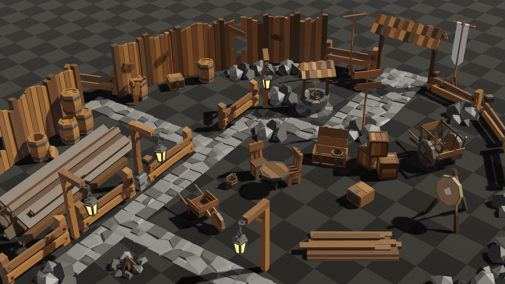 Medieval Assets Pack Model - TurboSquid 1846785