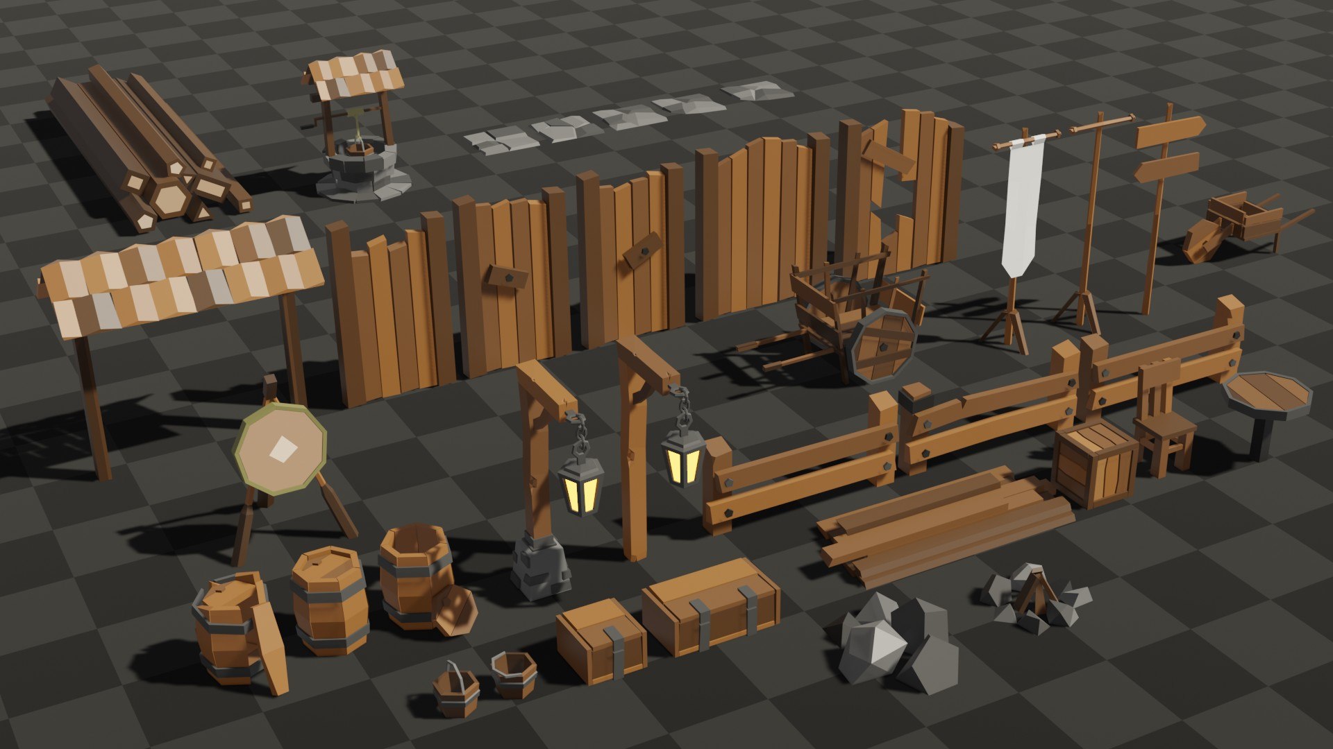 Medieval Assets Pack Model - TurboSquid 1846785