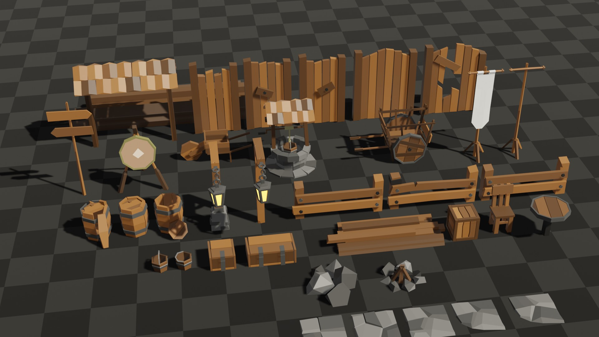 Medieval Assets Pack Model - TurboSquid 1846785